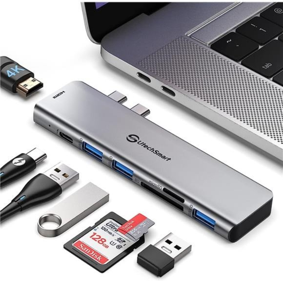 Accessories | 7 In 2 Macbook Proair Accessories Multiport Adapter With ...
